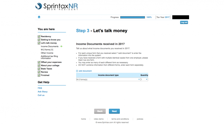 Sprintaxを使えば自分で簡単にタックスリターンができる | kiyoblog
