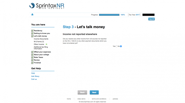 Sprintaxを使えば自分で簡単にタックスリターンができる | kiyoblog