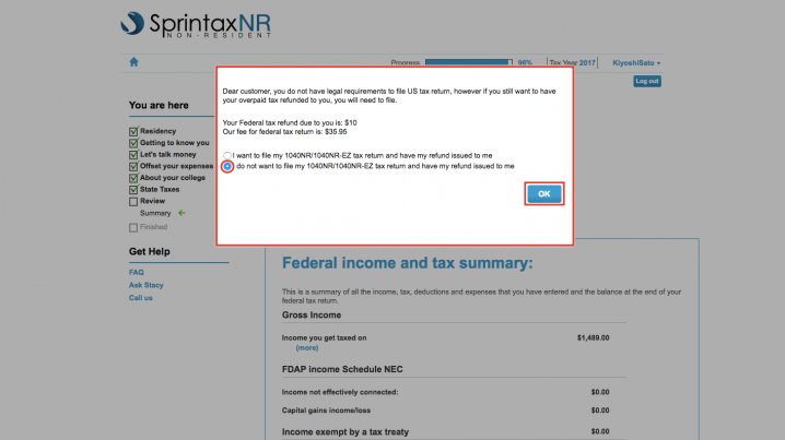 Sprintaxを使えば自分で簡単にタックスリターンができる | kiyoblog