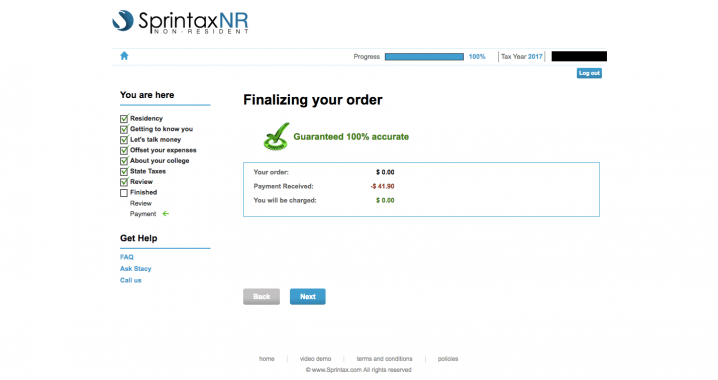 Sprintaxを使えば自分で簡単にタックスリターンができる | kiyoblog
