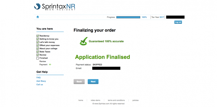 Sprintaxを使えば自分で簡単にタックスリターンができる | kiyoblog